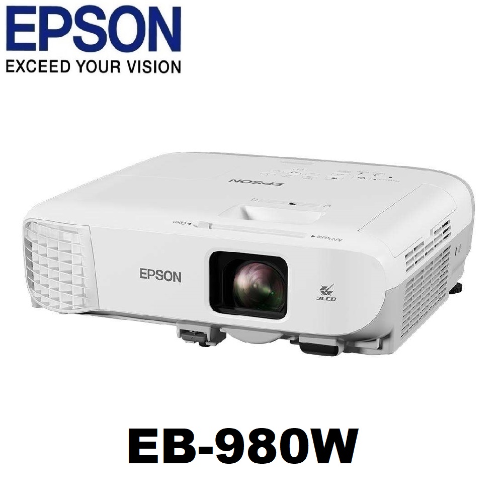 EPSON EB-980W WXGA 3LCD 3800 LUMENS PROJECTOR